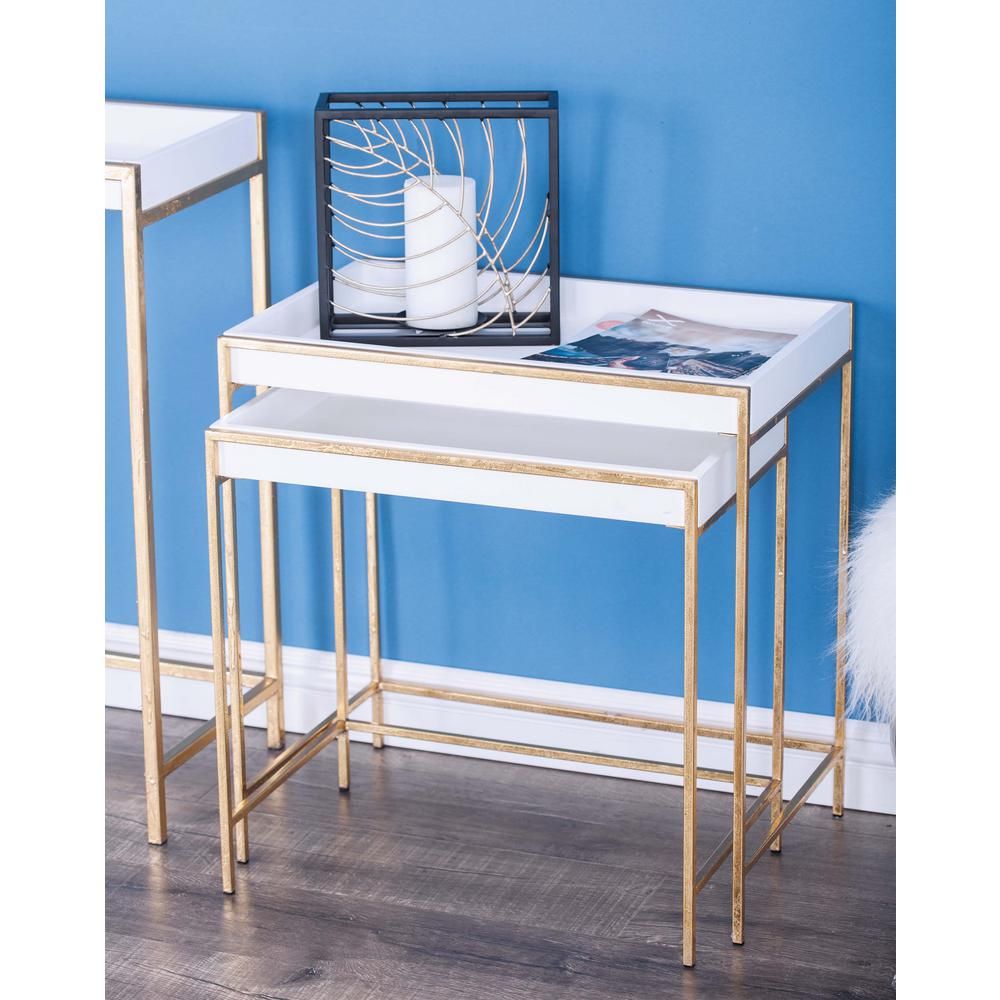 Odessa Wood Console Table 2 Piece Set